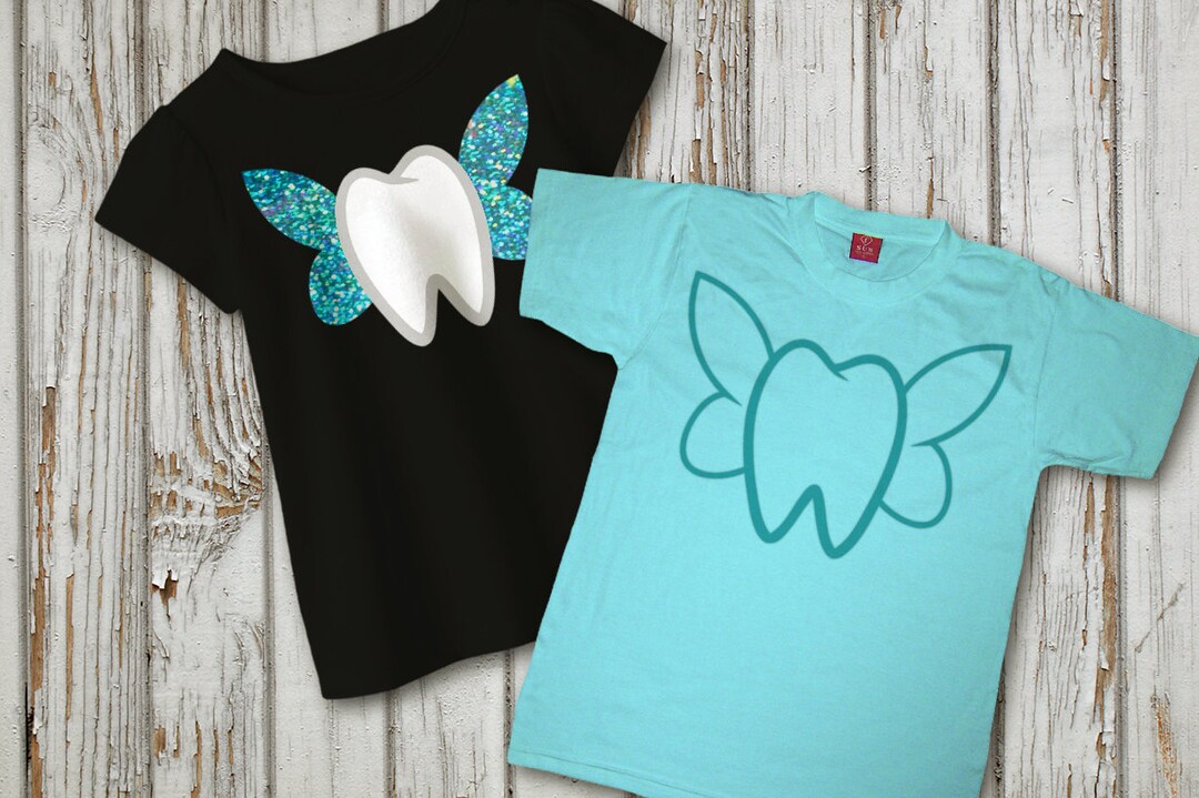Tooth With Fairy Wings SVG File Cutting Template - Etsy