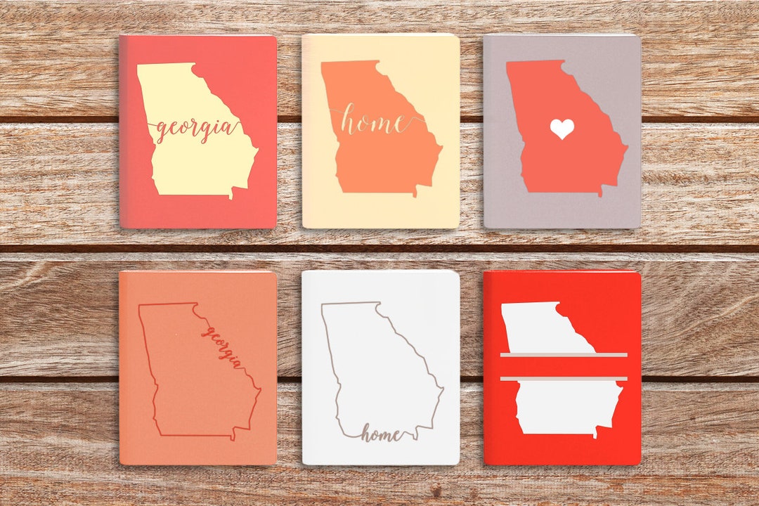 State of Georgia SVG File Cutting Template Set - Etsy