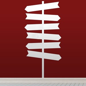 Customizable Sign Post SVG File - Etsy