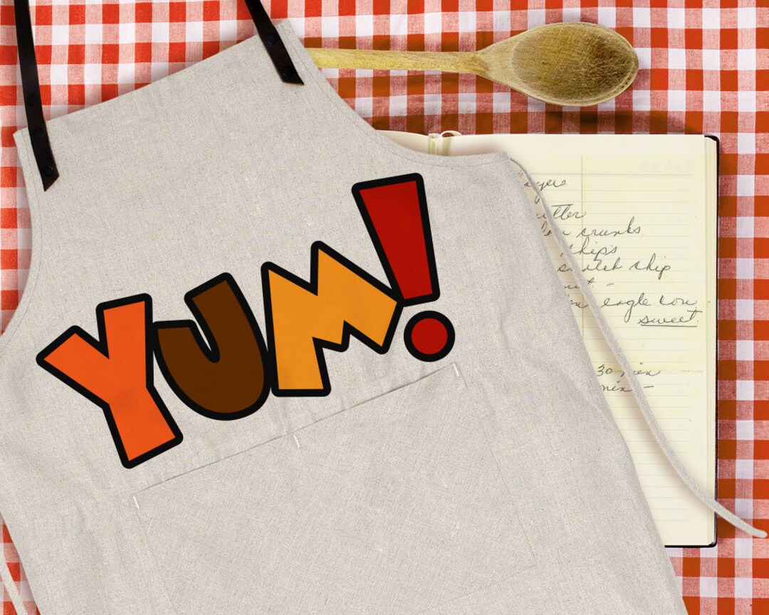 YUM! Food and Cooking SVG File Template - Etsy