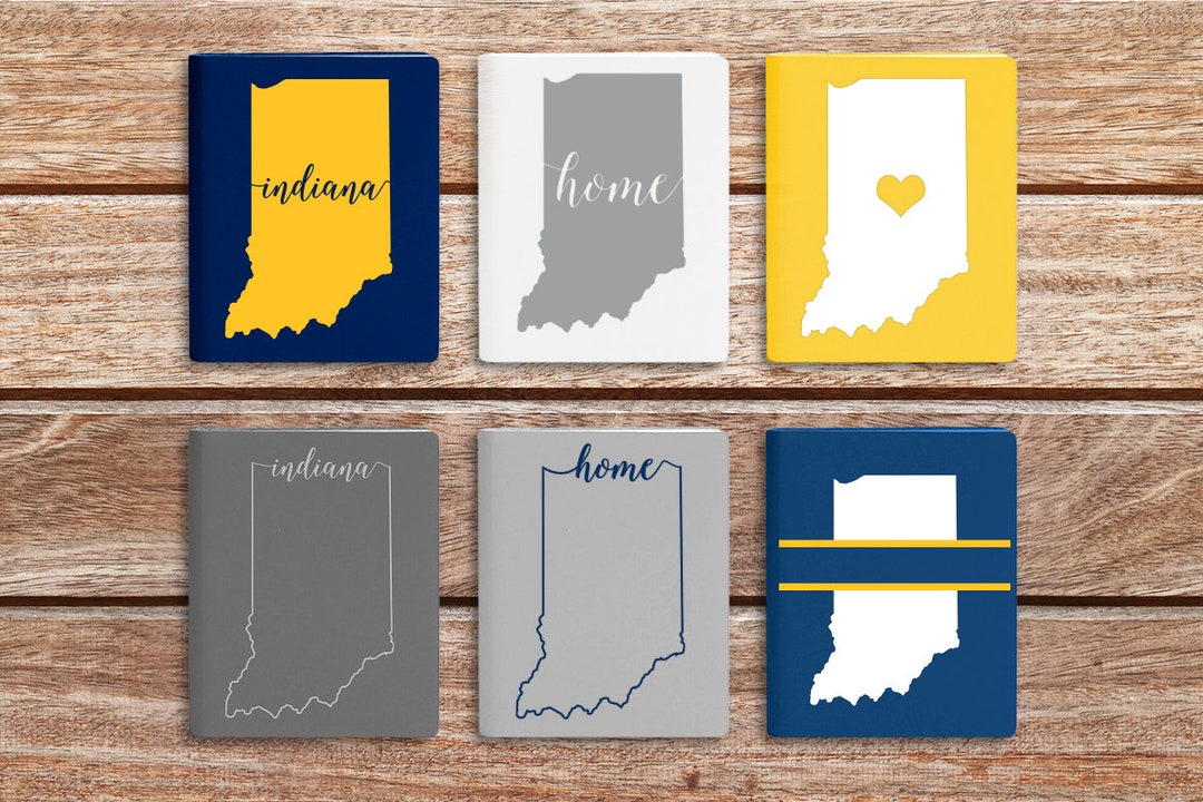 State of Indiana SVG File Cutting Template Set - Etsy