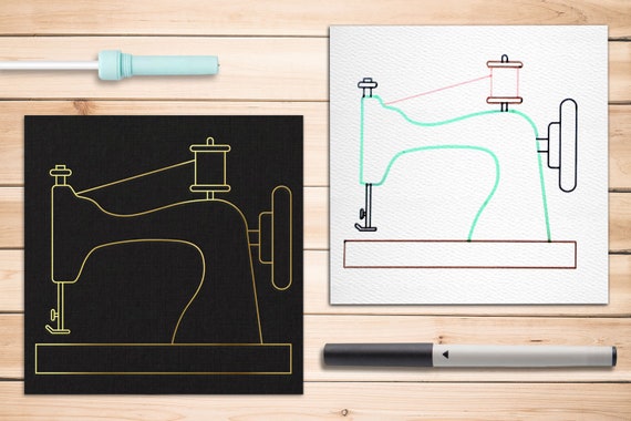 Sewing Machine Outline