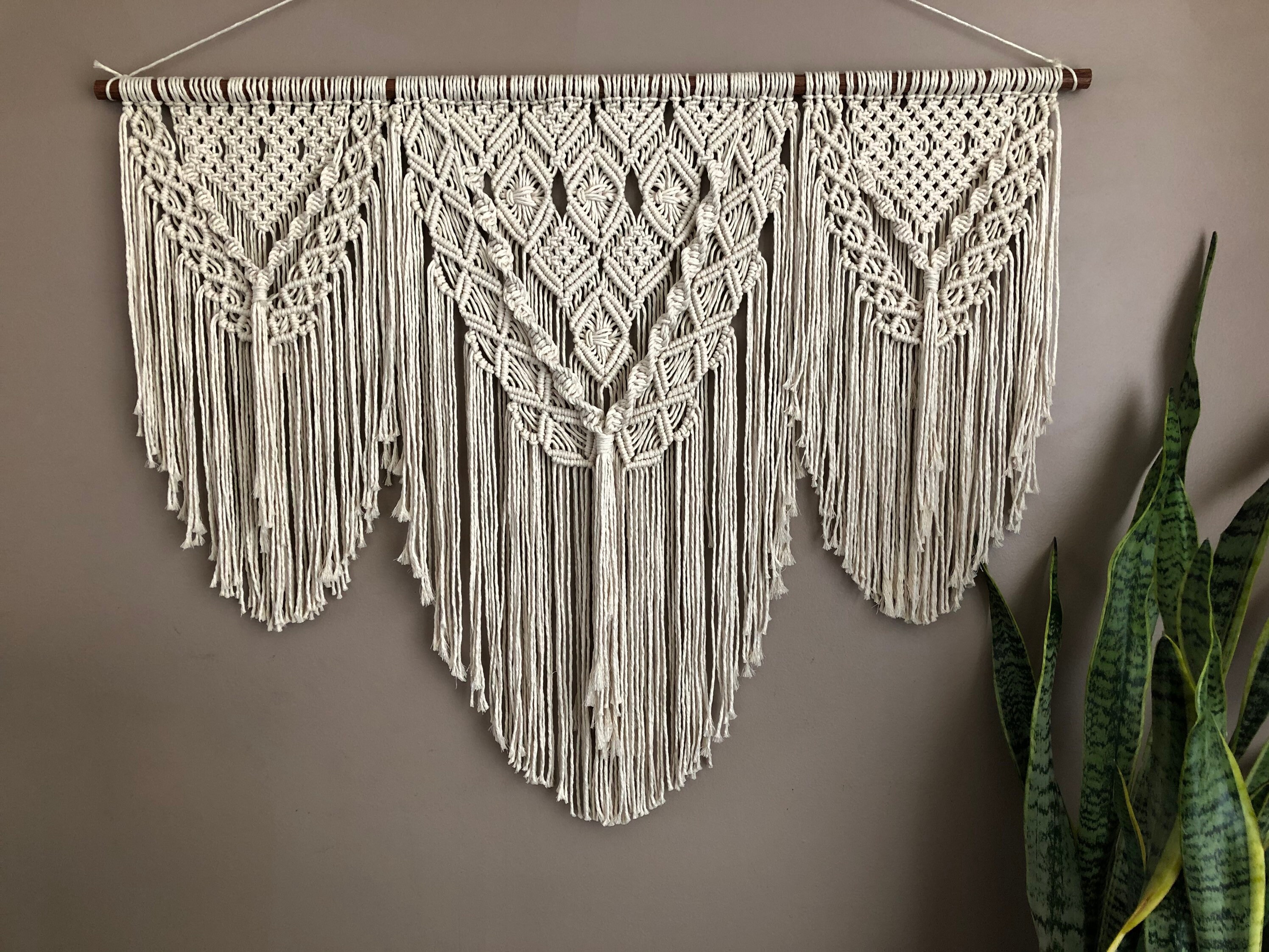 Large Macrame Wall Hanging Modern Macrame Wall Tapestry for | Etsy