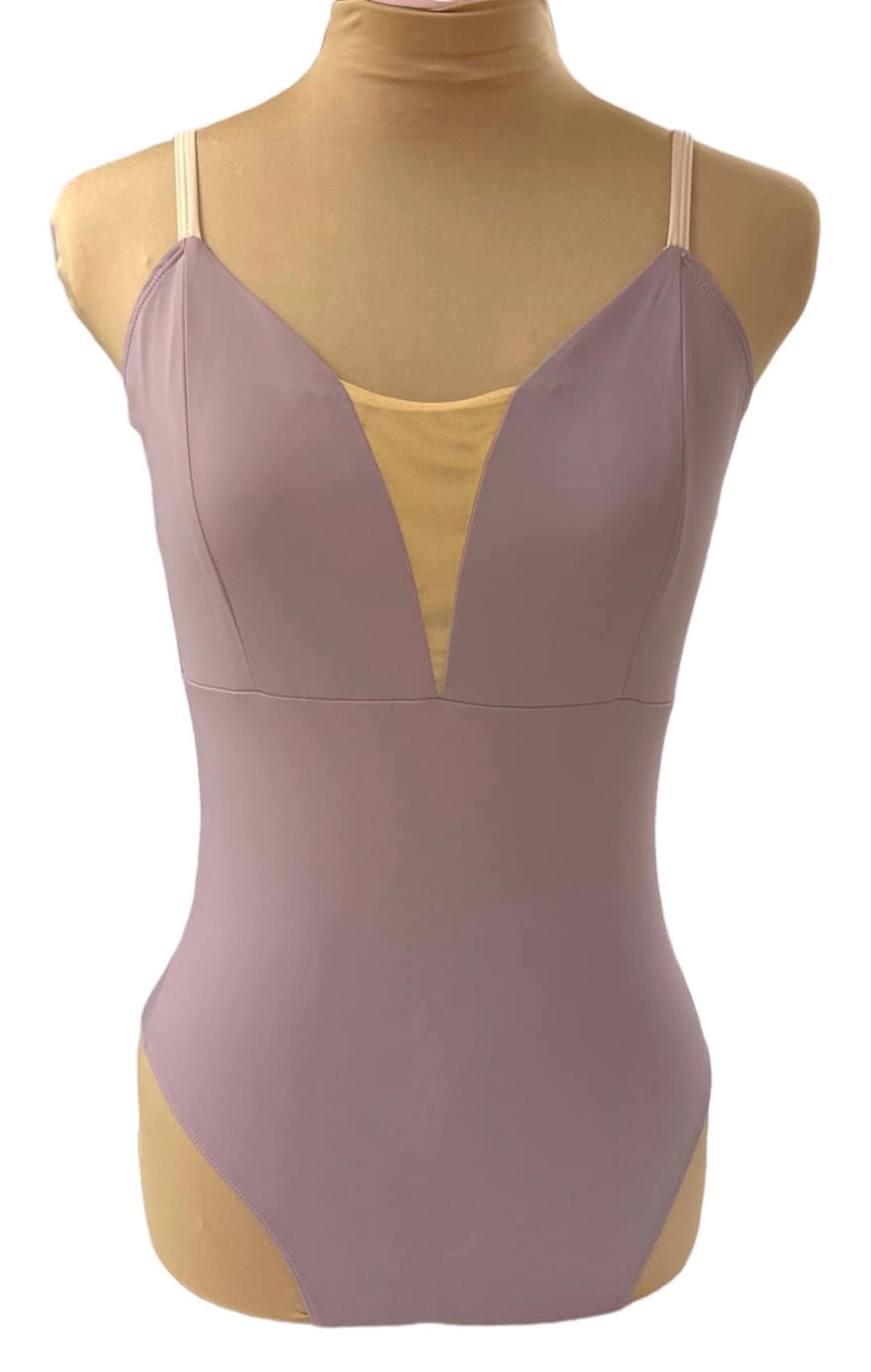Fog Purple Leotard With V Shaped Open Back #989-511 - Etsy