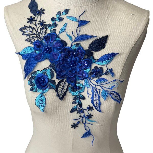 Royal Blue Applique - Etsy