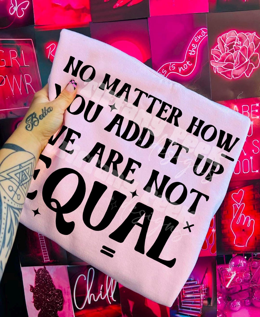We Are Not Equal PNG, Instant Download, Digital Download - Etsy