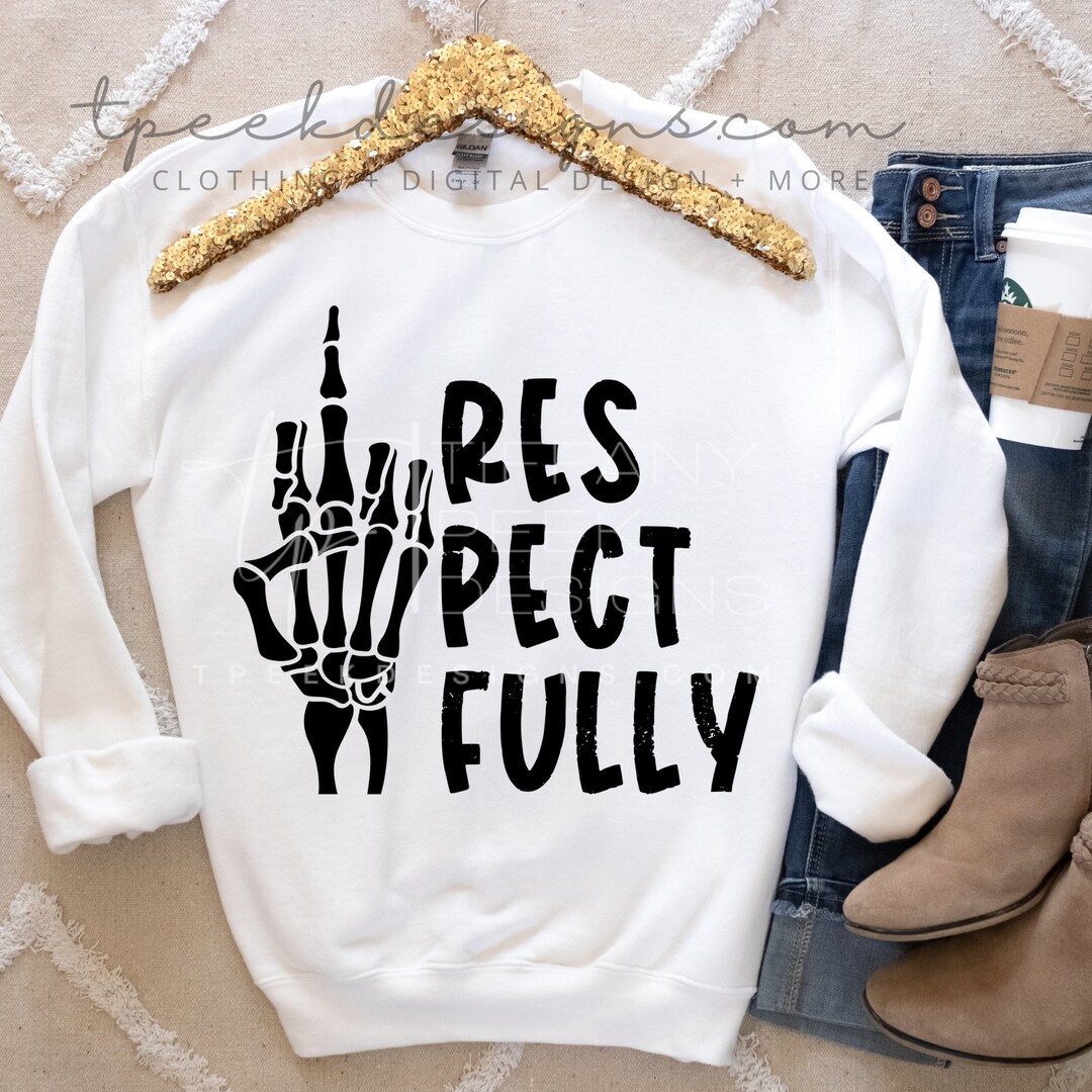 Middle Finger Respectfully PNG, Instant Download - Etsy Canada