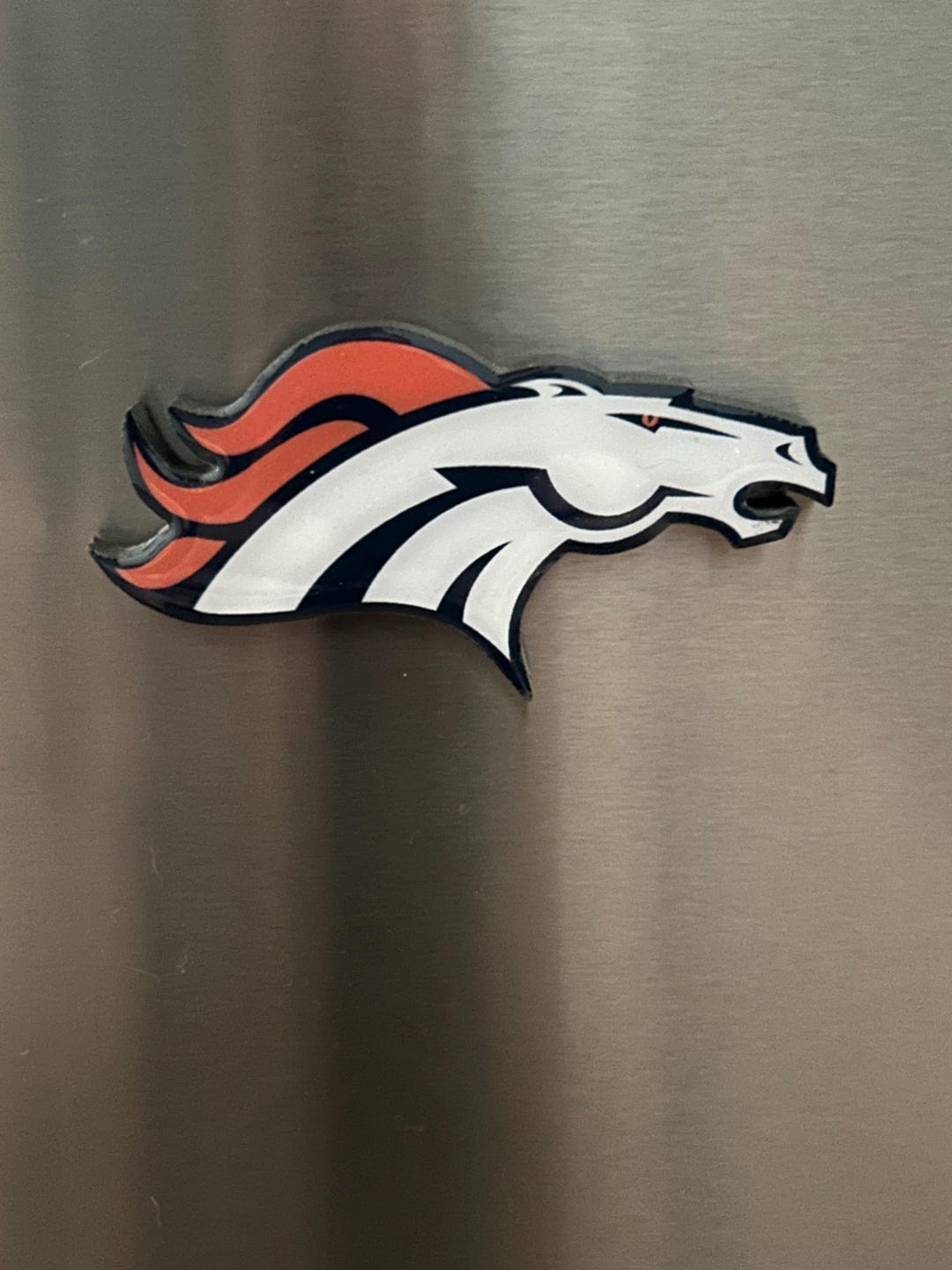 Denver Broncos Wooden Refrigerator Magnet - Etsy