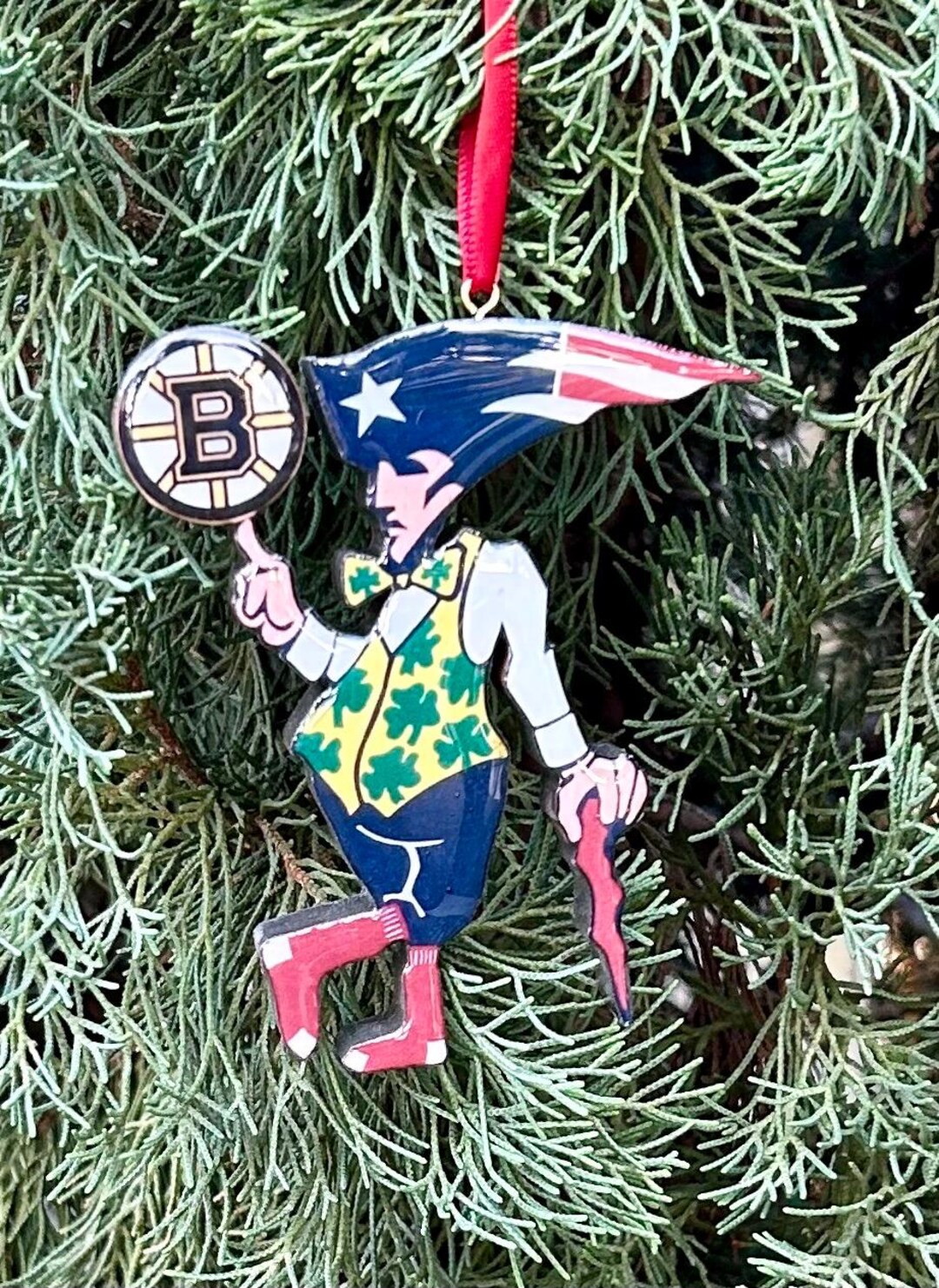 Boston Celtics Red Sox Bruins New England Patriots Mascot Wooden ...