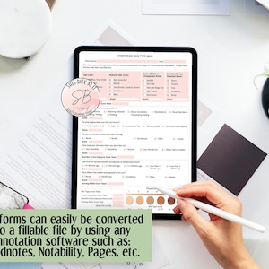 Fitzpatrick Skin Type Quiz Template, Medspa Skin Assessment, Aesthetic ...