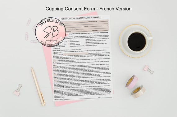 Cupping Consent Form French Cupping Therapy Informed Consent - Etsy ...