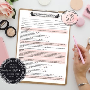 V-steam Consultation Form, Vaginal Steam Forms, V-steam Consent Forms ...