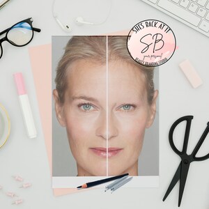 PMU Template, Eyebrow Mapping Practice Sheets, Microblading Pattern ...