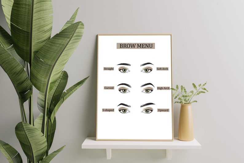 Salon Decor, Esthetician Decor, Brow Decor, Beauty Salon Decor, Beauty ...