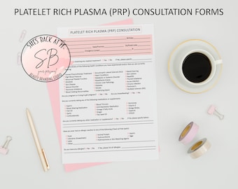 PRP Platelet Rich Plasma Treatment Bundle Fully Editable Vampire Facial ...