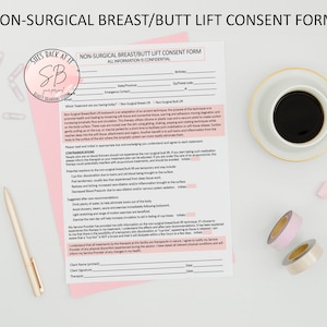 Non-surgical Breast/butt Lift Client Consent Form, Nonsurgical Breast ...