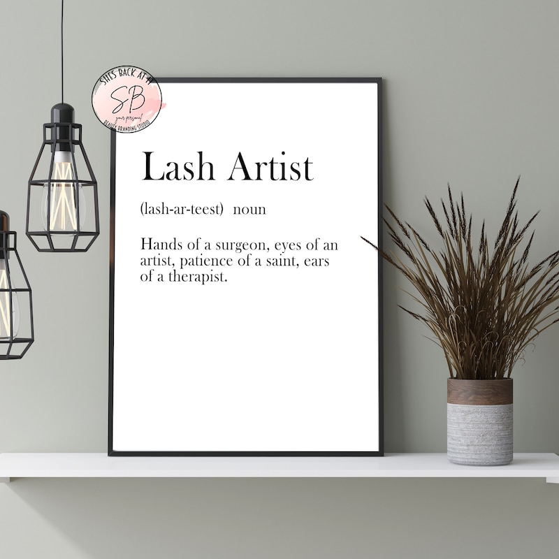 Eyelash Sign - Etsy