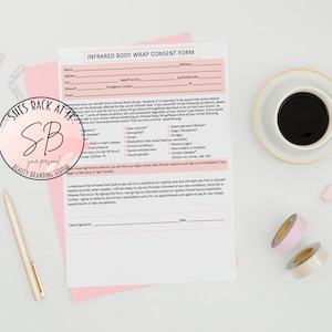 Infrared Body Wrap Consent, Body Wrap Consent Form, Infrared Body Wrap ...