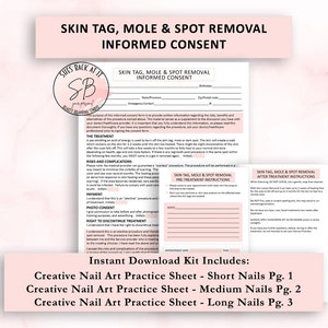 Skin Tag Removal Consent Form Mole Removal Consent Form Spot - Etsy