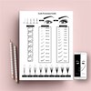 Eyelash Extension Patch Test Form, Eyelash Extension Form, Client ...