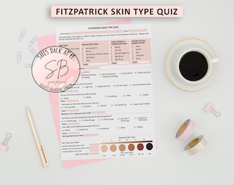 Skin Typing Assessment Form Template Fitzpatrick Skin Type Analysis ...