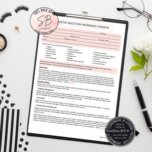 Biotin Injection Informed Consent Forms, Biotinconsent Form, Biotin ...