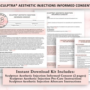 Sculptra Consent Form, Sculptra Aesthetic Injection Consent Form ...
