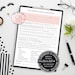 PDO Thread Lift Consent Form, Thread Lift Consultation, PDO Thread Lift ...