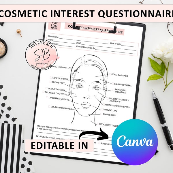 Cosmetic Template - Etsy