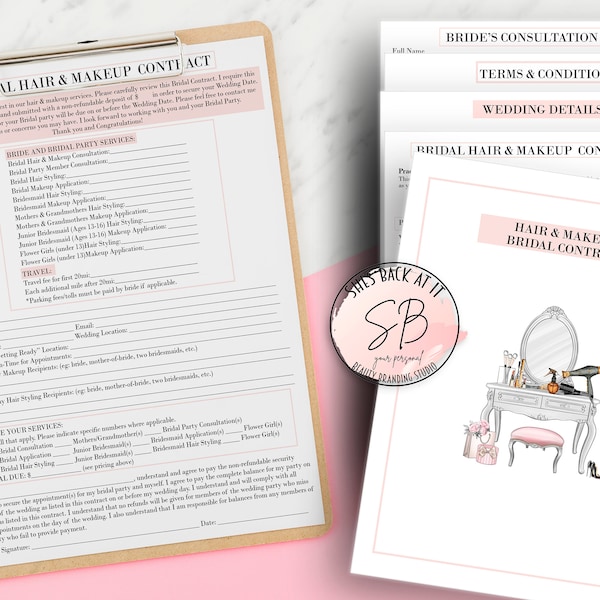 Makeup Contract - Etsy