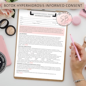 Botox for Hyperhidrosis Informed Consent Forms, Botox Hyperhidrosis ...