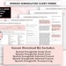 PDO Thread Lift Consent Form, Thread Lift Consultation, PDO Thread Lift ...
