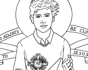 Blessed Carlo Acutis Coloring Page for Catholic Kids - Digital Download ...