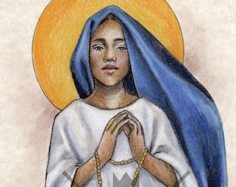 Our Lady of Kibeho Print | Etsy