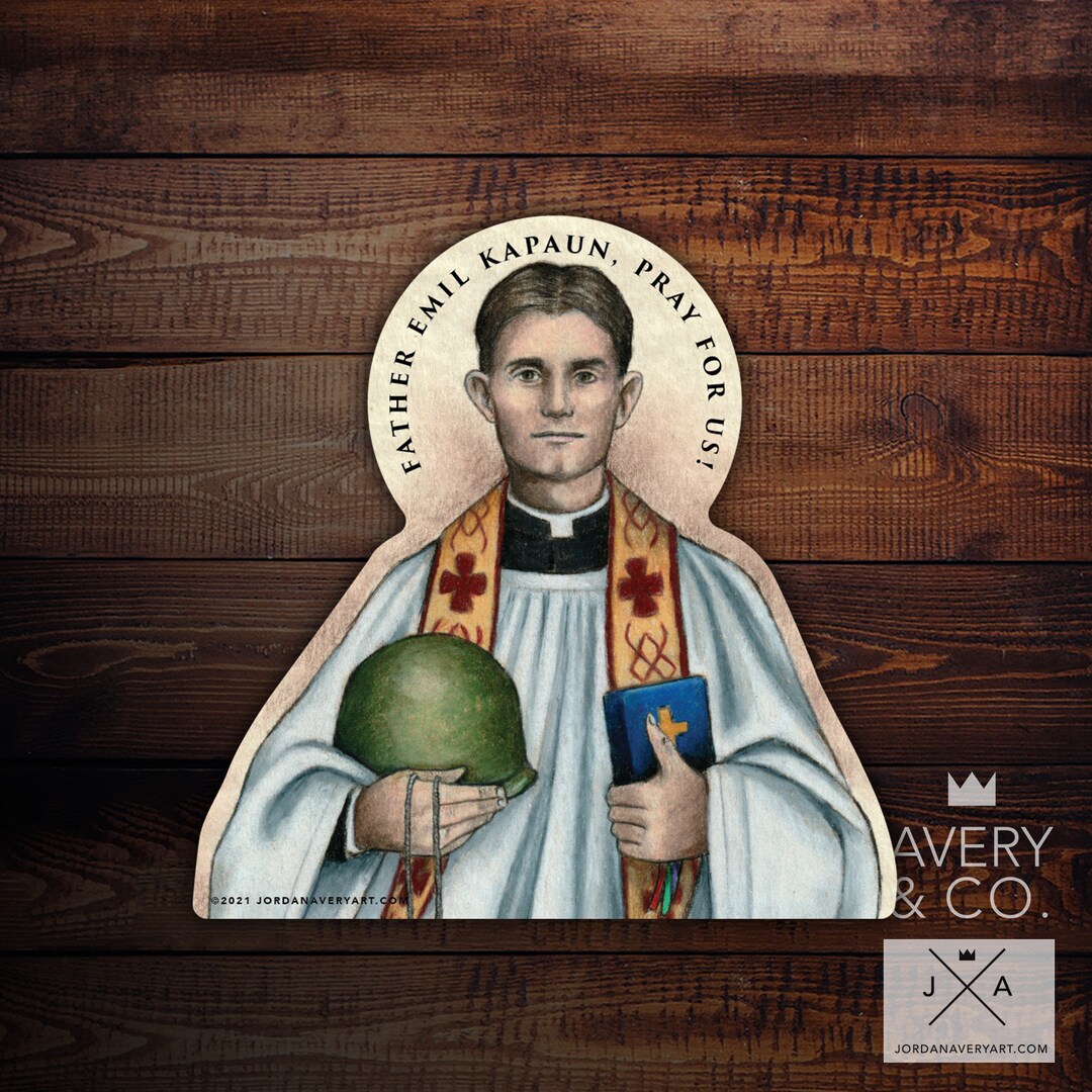 Servant of God Emil Kapaun Vinyl Sticker - Etsy