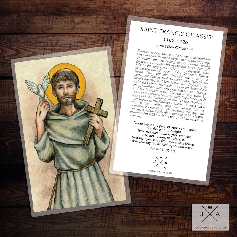 Saint Francis Prayer - Etsy