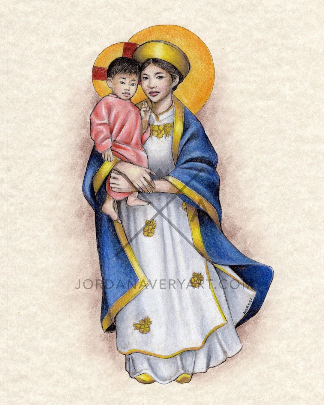 Our Lady of La Vang Art Print - Etsy