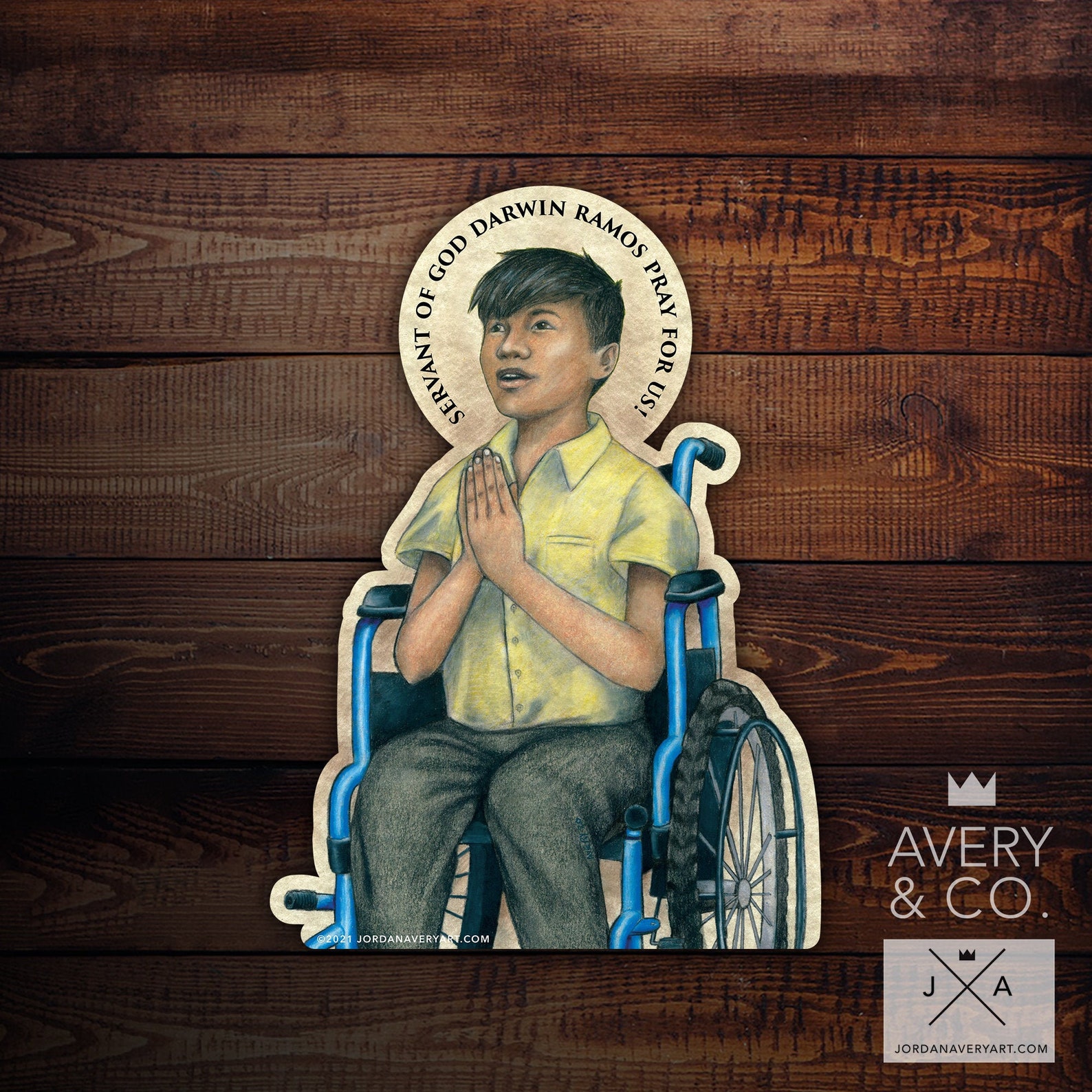Servant of God Darwin Ramos Vinyl Sticker - Etsy