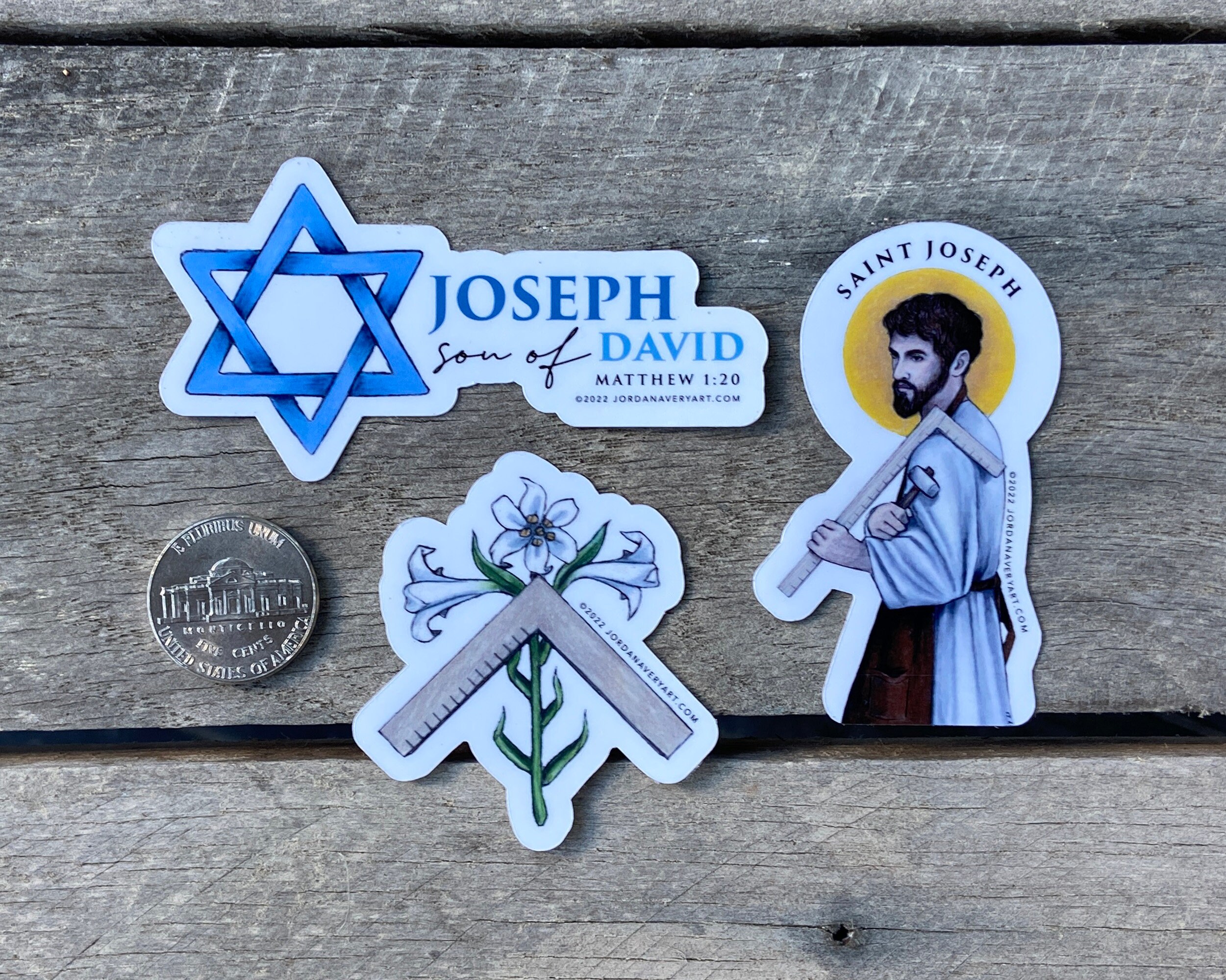 Saint Joseph Vinyl Sticker Set - Etsy