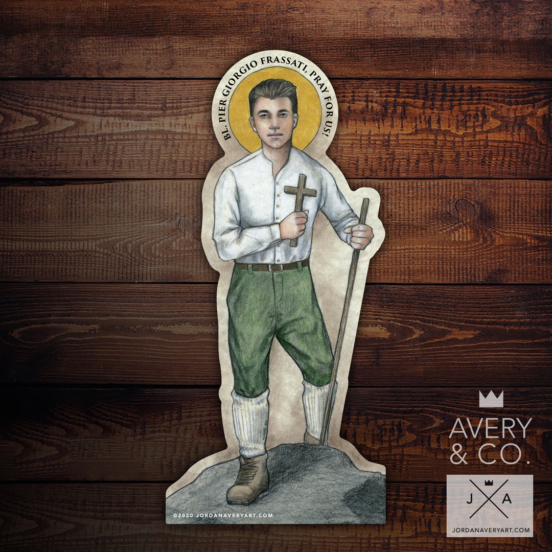 Blessed Pier Giorgio Frassati Vinyl Sticker - Etsy