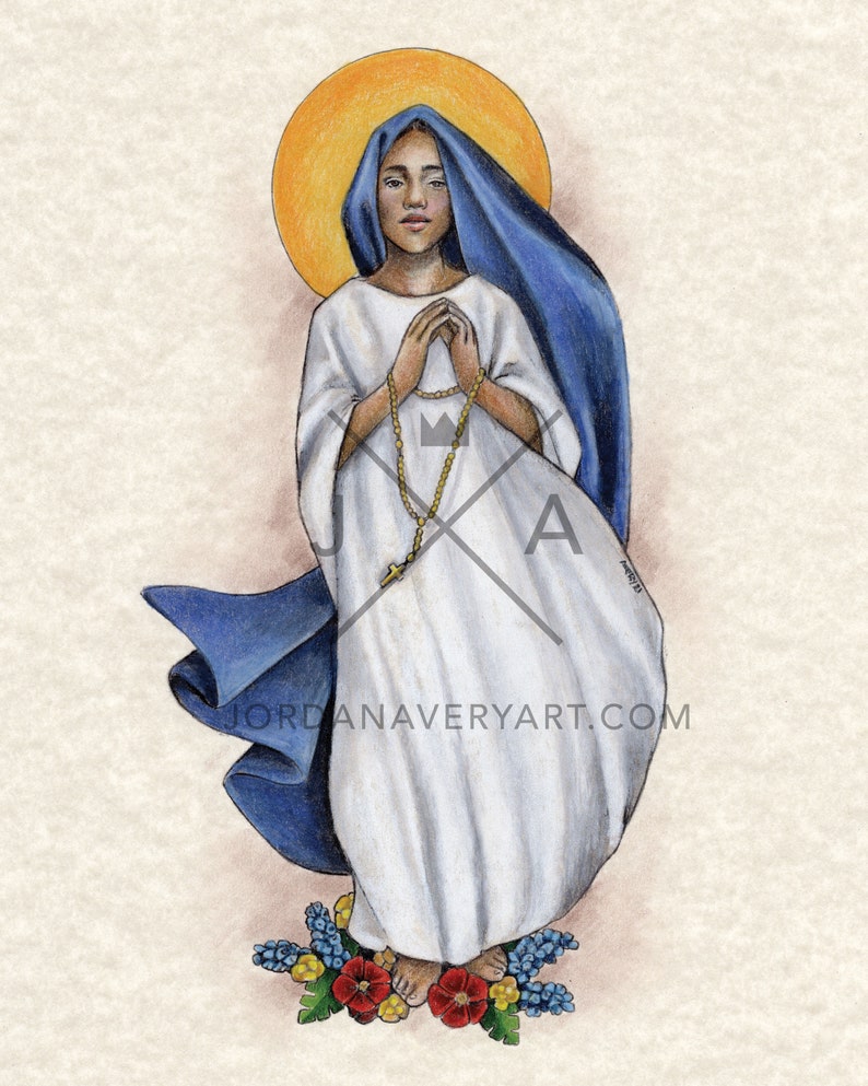 Our Lady of Kibeho Art Print - Etsy