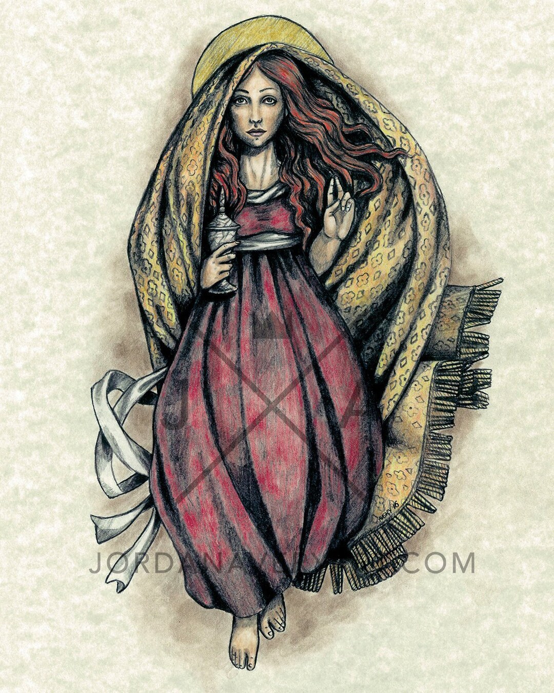 Saint Mary Magdalene Art Print A - Etsy