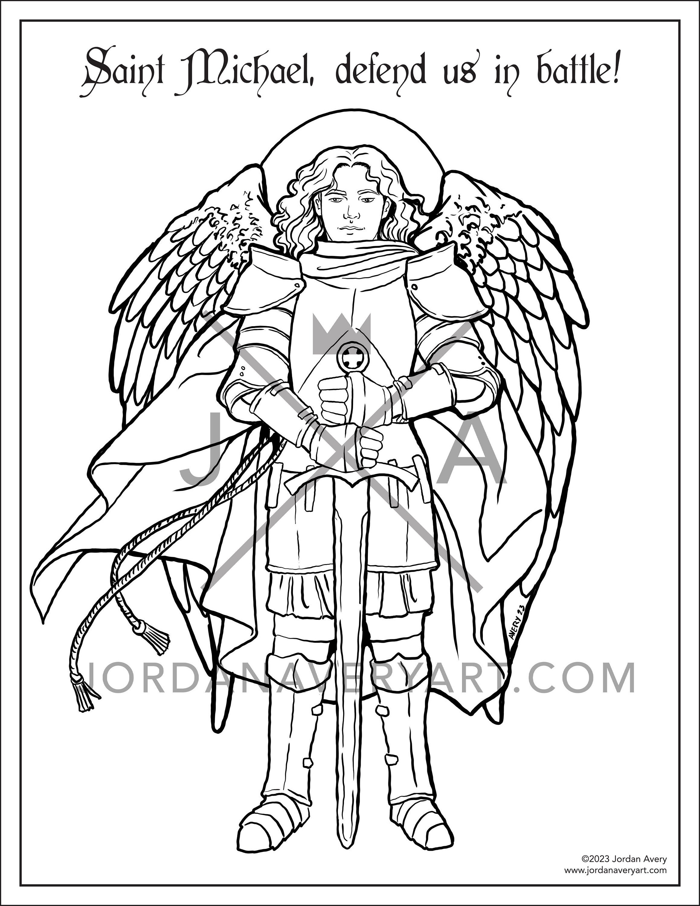 Archangel Coloring Pages [2025]