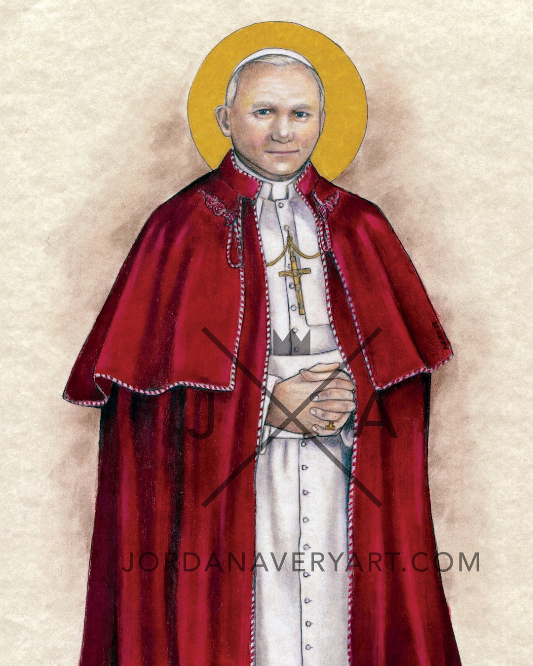 Pope Saint John Paul II Art Print - Etsy