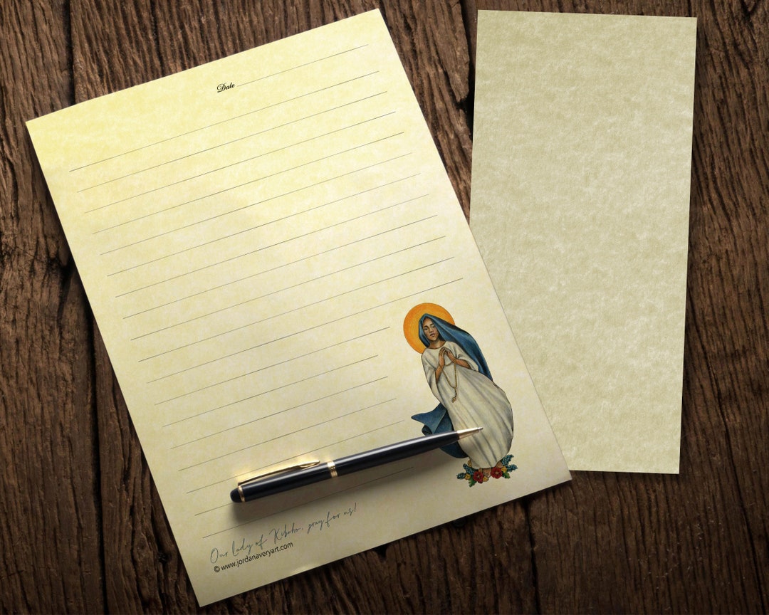 Saints of God Letter Stationery and Envelope Set - Etsy UK