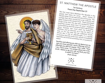 Saint John the Apostle Prayer Card - Etsy