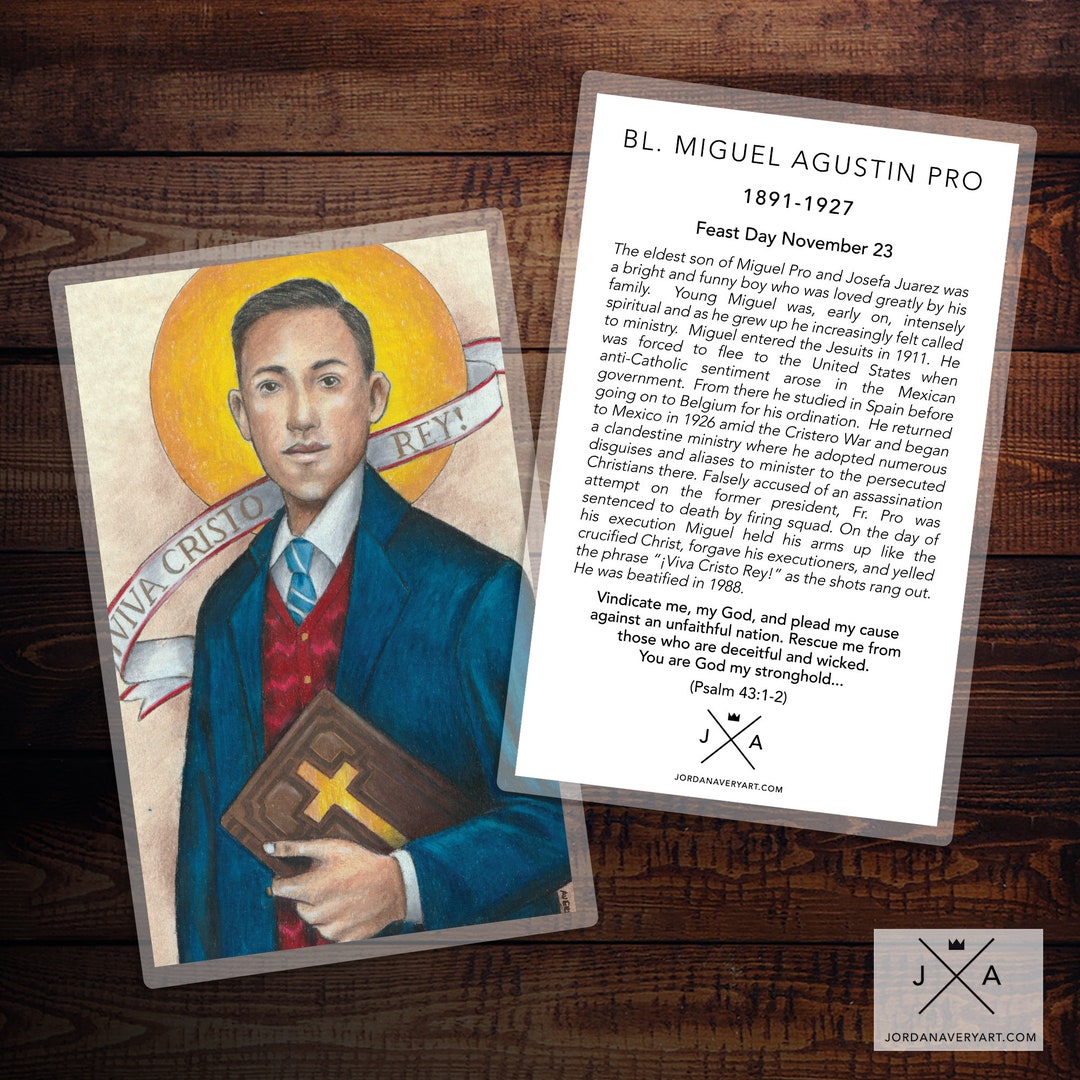Blessed Miguel Pro Prayer Card - Etsy
