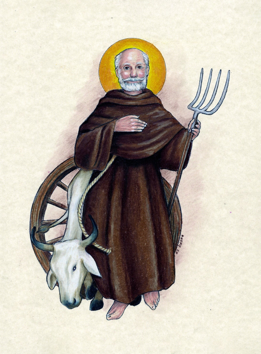 Blessed Sebastian of Aparicio Art Print - Etsy