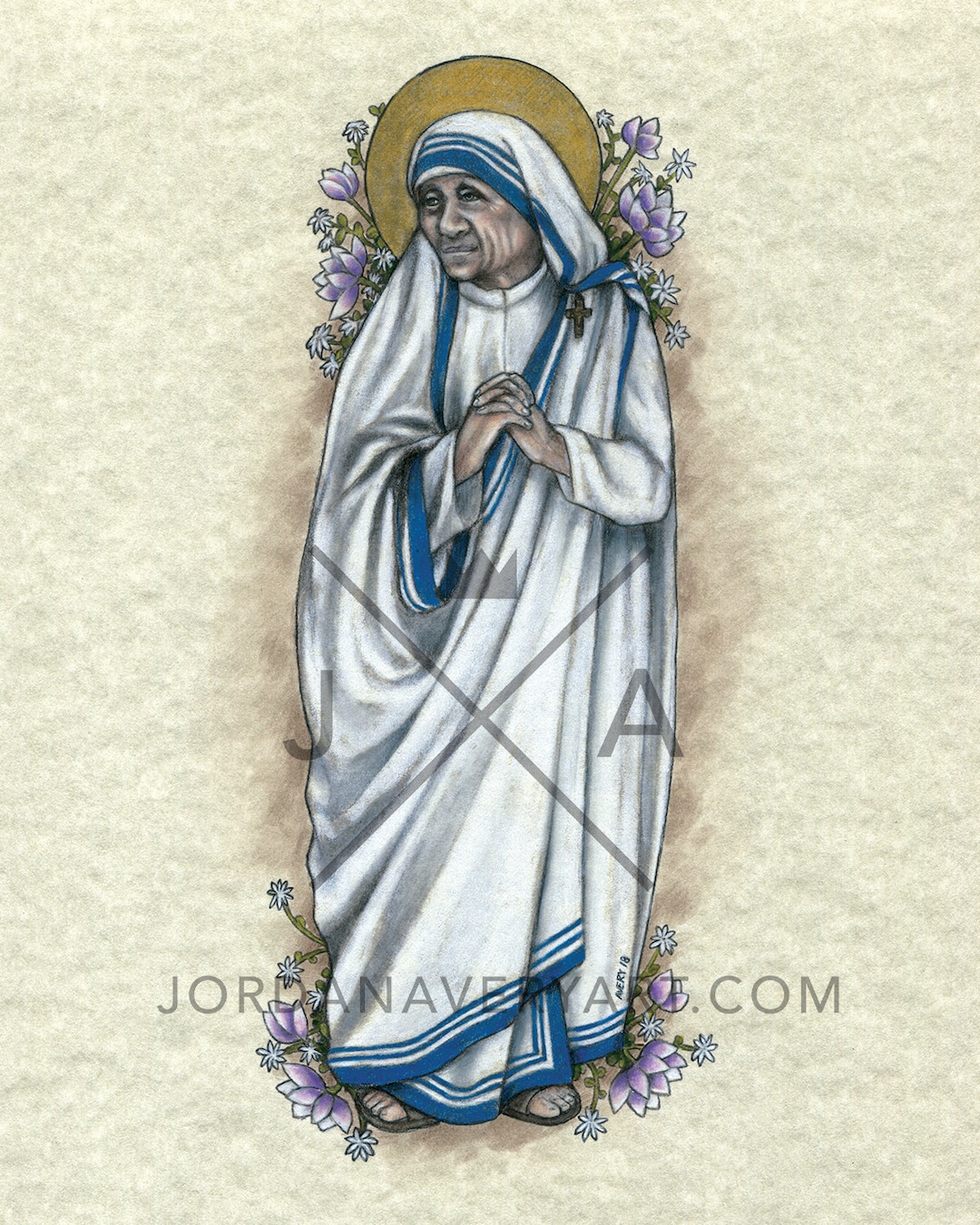 Saint Teresa of Calcutta Art Print - Etsy