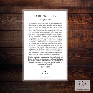Spanish Queen Esther Prayer Card - Etsy